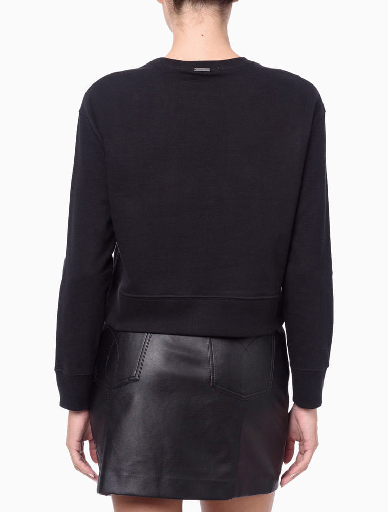 Casaco Feminino Moletom Relevo Pino Calvin Klein Jeans - Calvin Klein