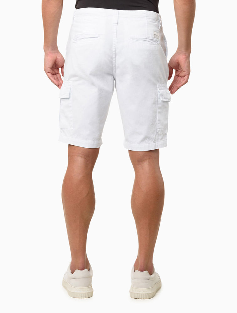 Bermuda de Sarja Cargo com Stretch Calvin Klein - Calvin Klein