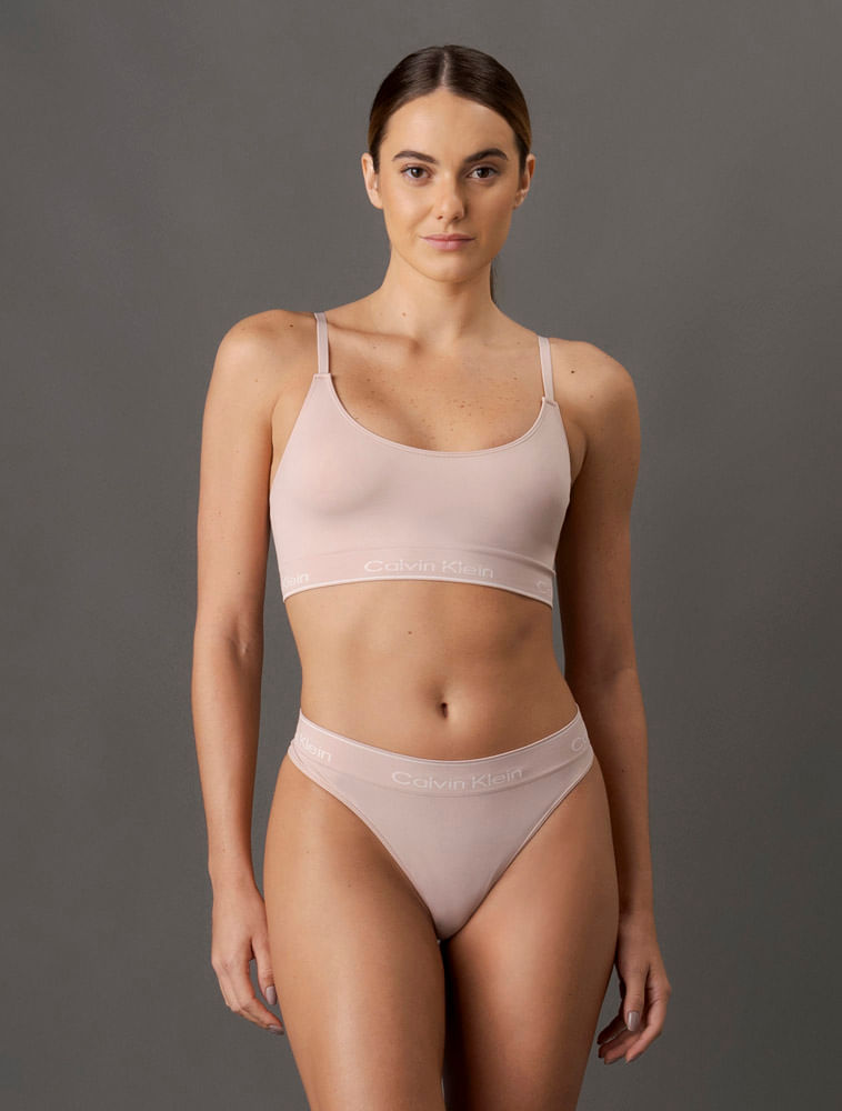 Calcinha Fio Dental Modern Cotton Seamless Calvin Klein Underwear - Calvin Klein