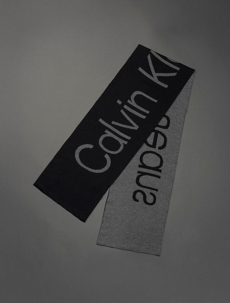 Bonés + Cachecol - Preto - Calvin Klein Bonés + Cachecol - Preto - Calvin Klein