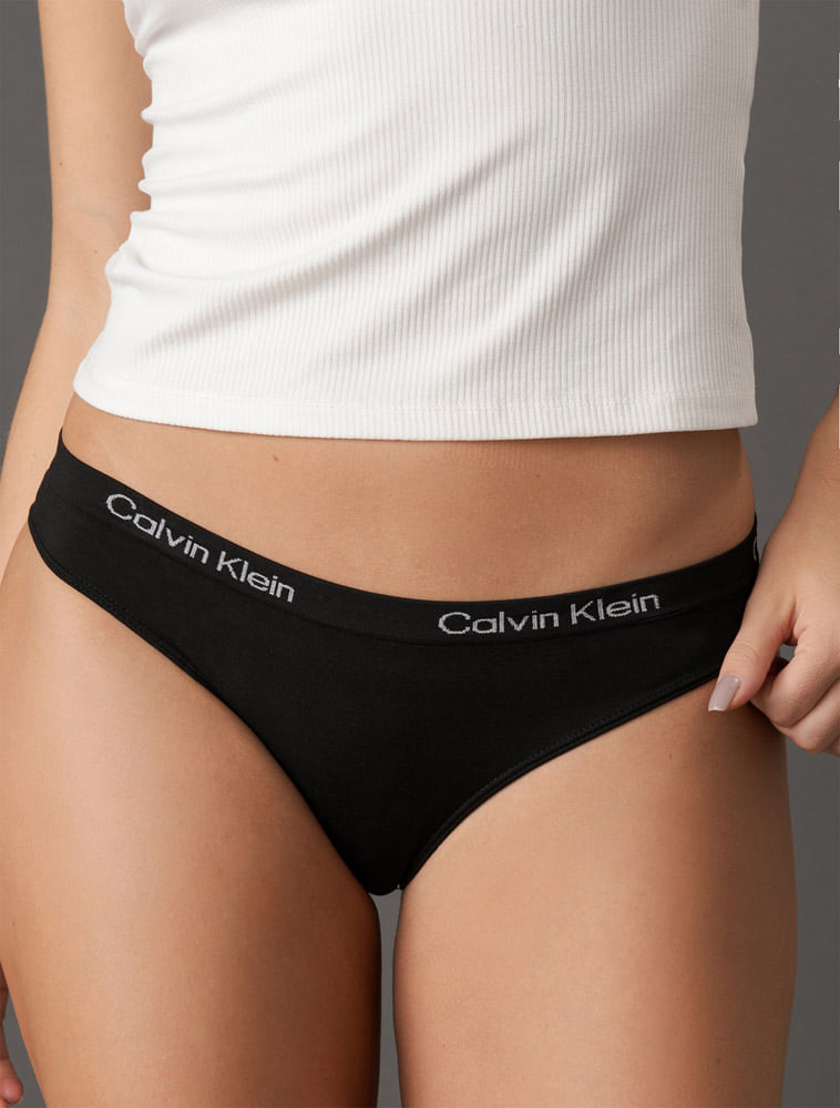 Kit 2 Calcinhas Tangas Microfibra Seamless Calvin Klein Underwear - Calvin Klein